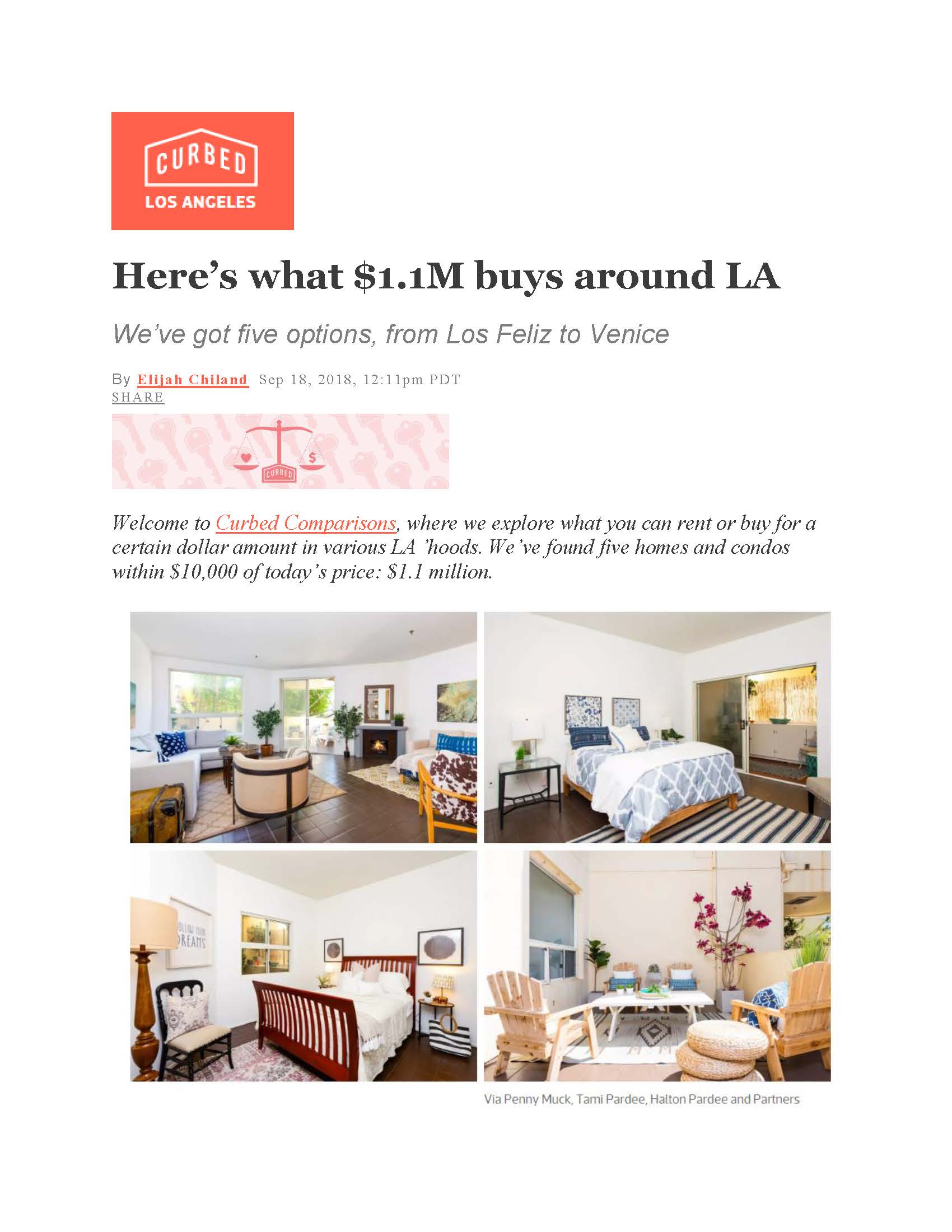 Here’s What $1.1M Buys Around LA - Curbed Los Angeles - Pardee Properties